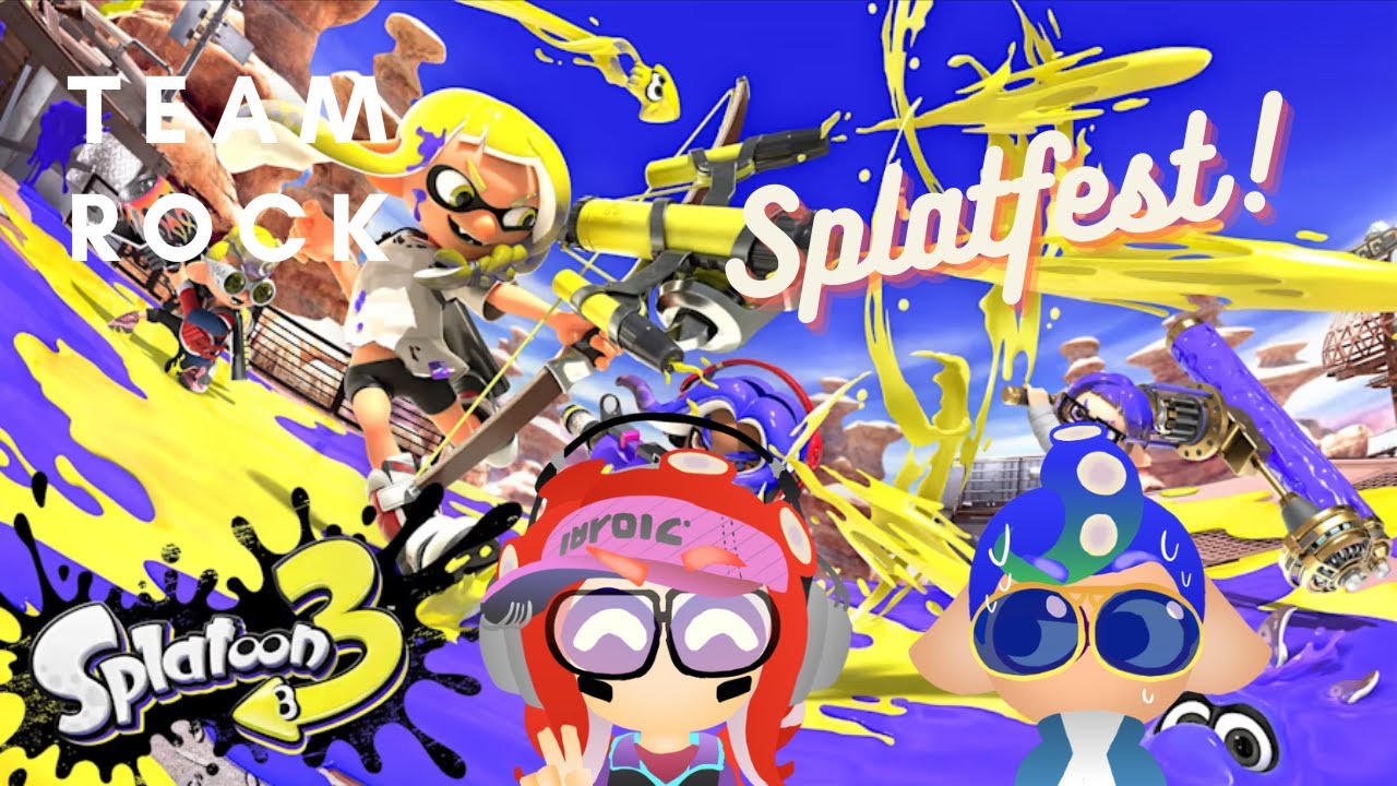 [LIVE] Splatoon 3 Global Testfire Splatfest: TEAM ROCK FOR THE WIN ...