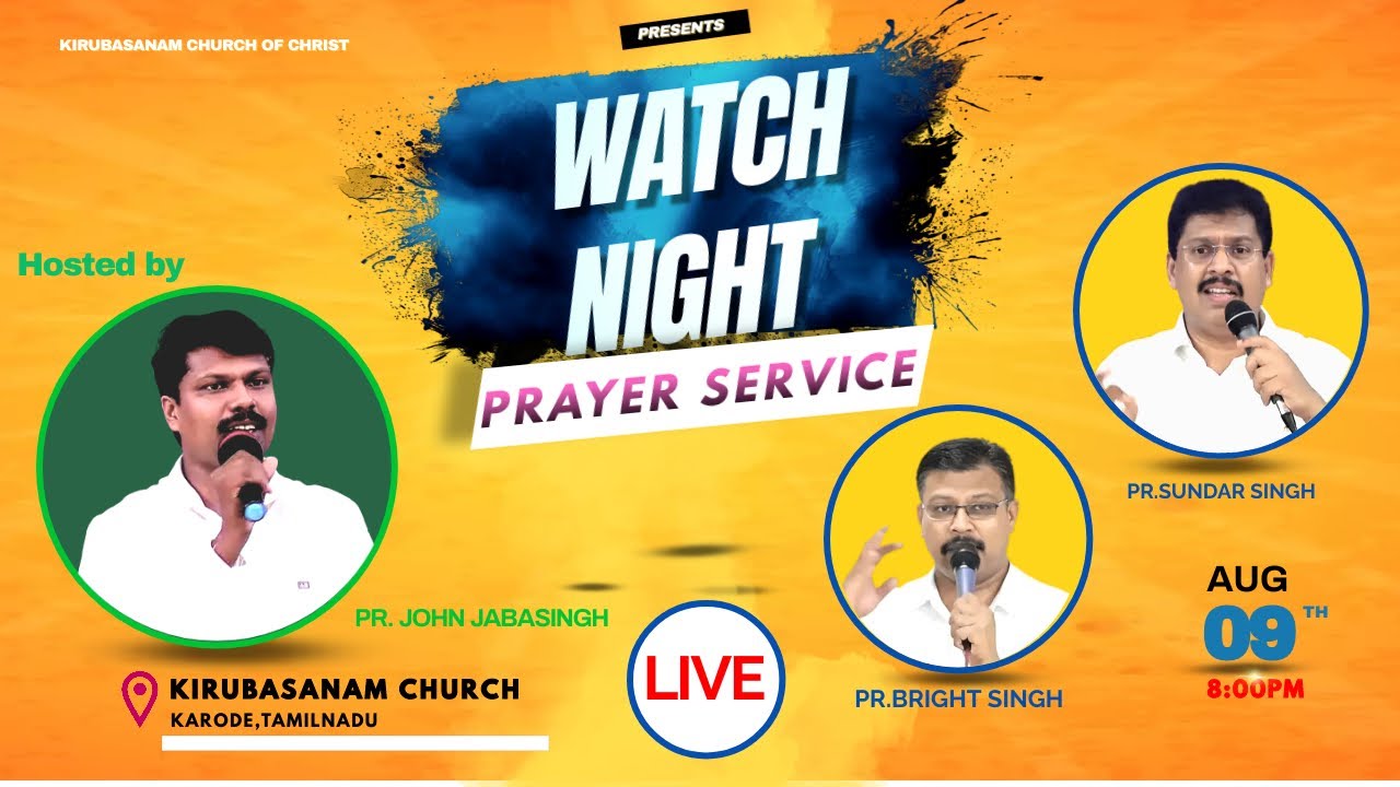 🔴 LIVE NOW - WATCH NIGHT PRAYER SERVICE | 09/08/2024 - YouTube