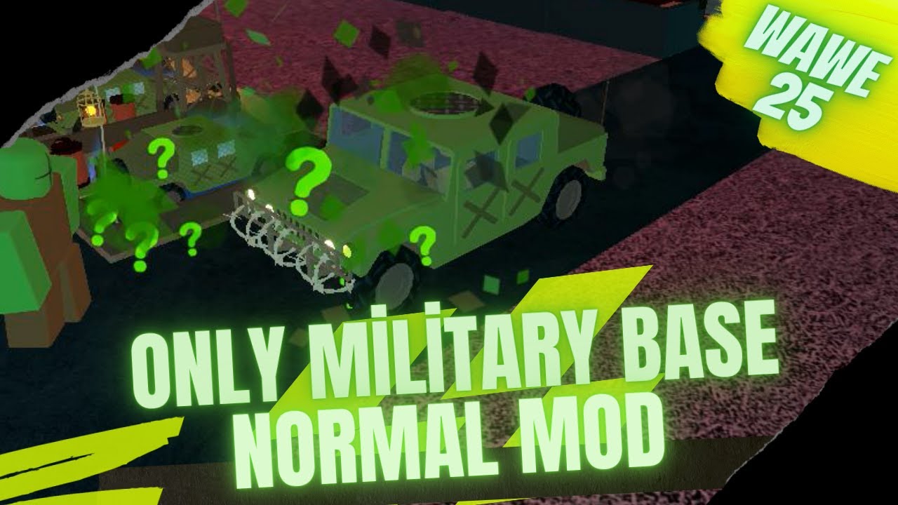 🏹Only Military Base (Normal Mod)🗡🚙//Roblox Tower Defense Simulator-TDS ...