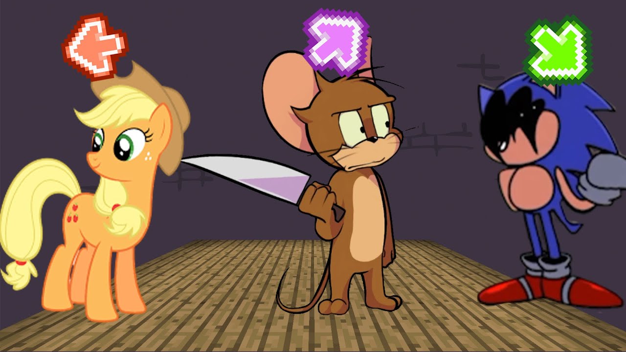 FNF Character Test | Gameplay VS Playground | VS APPLE JECK | VS MOUSE ...