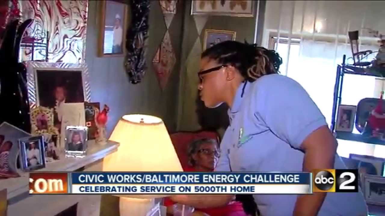 Civic Works Celebrates Service to 5,000 Homes! - WMAR ABC 2 News - YouTube