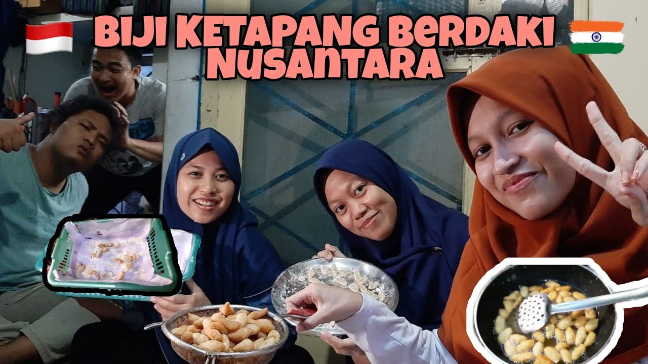 MASAK BIJI KETAPANG DI RUMAH BANG RICKY PEPENG - YouTube