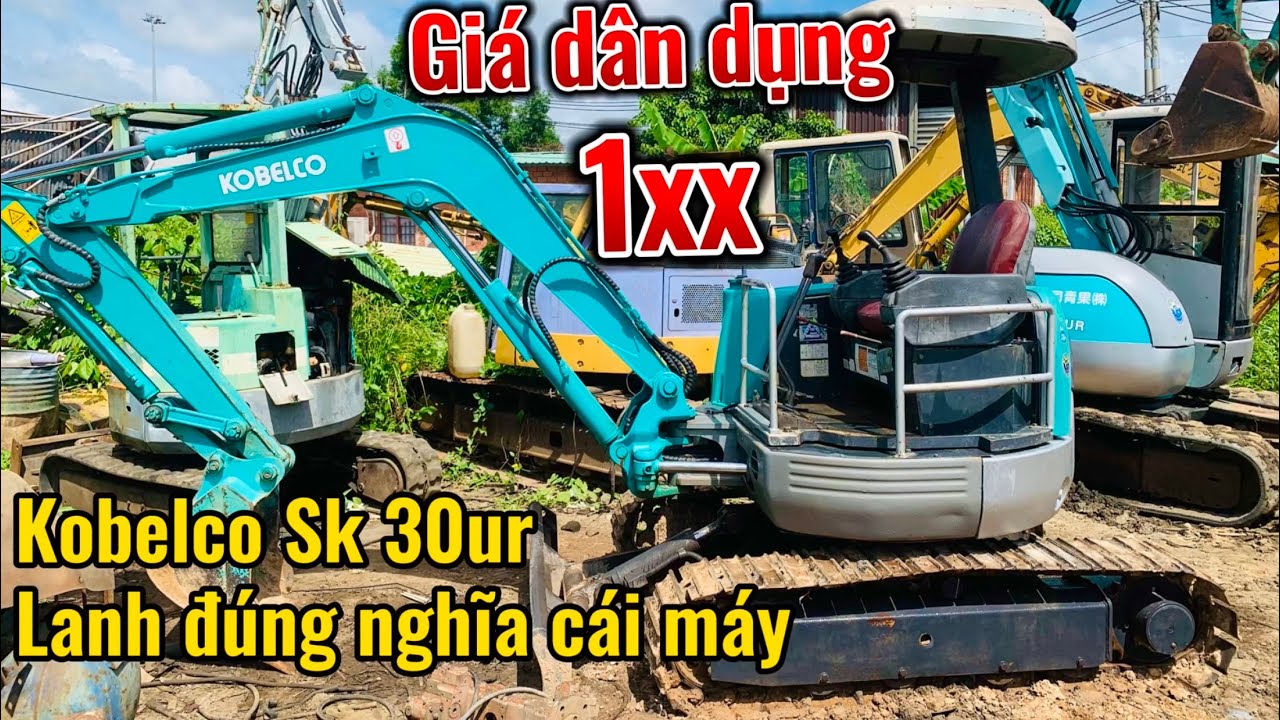 Kobelco Sk 30 UR hoạt động lanh như tép. Giá ( đã bán) - YouTube