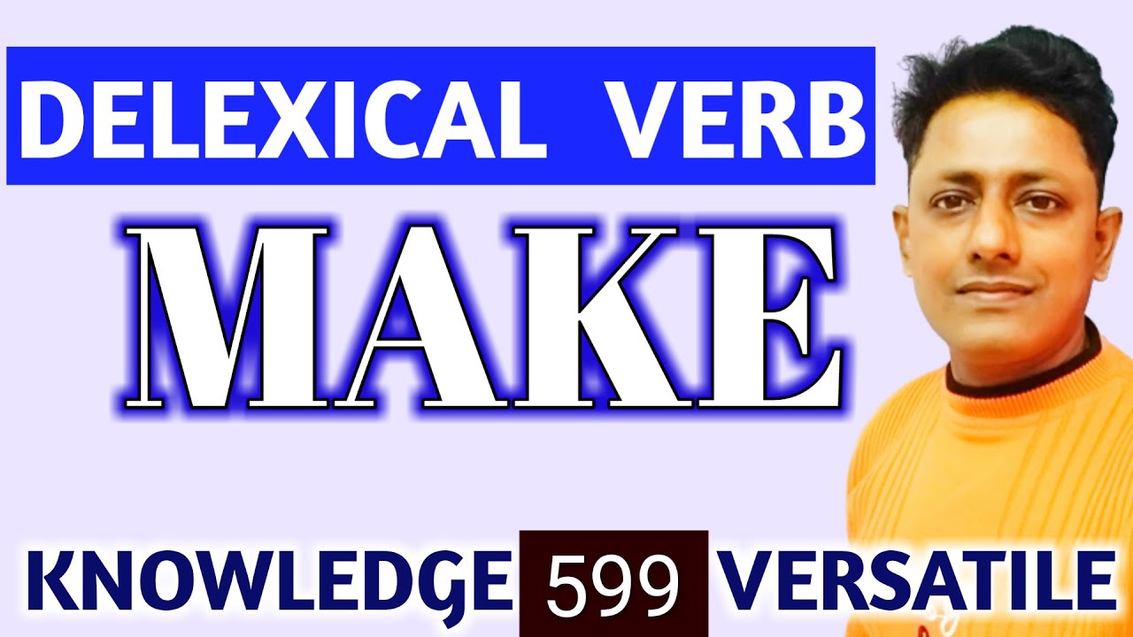 Delexical verb : Make - YouTube