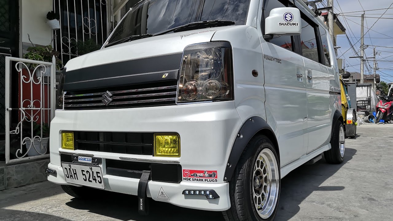 Every Wagon DA64W|DIY Headlight tint and Hood Carbon fiber installation ...