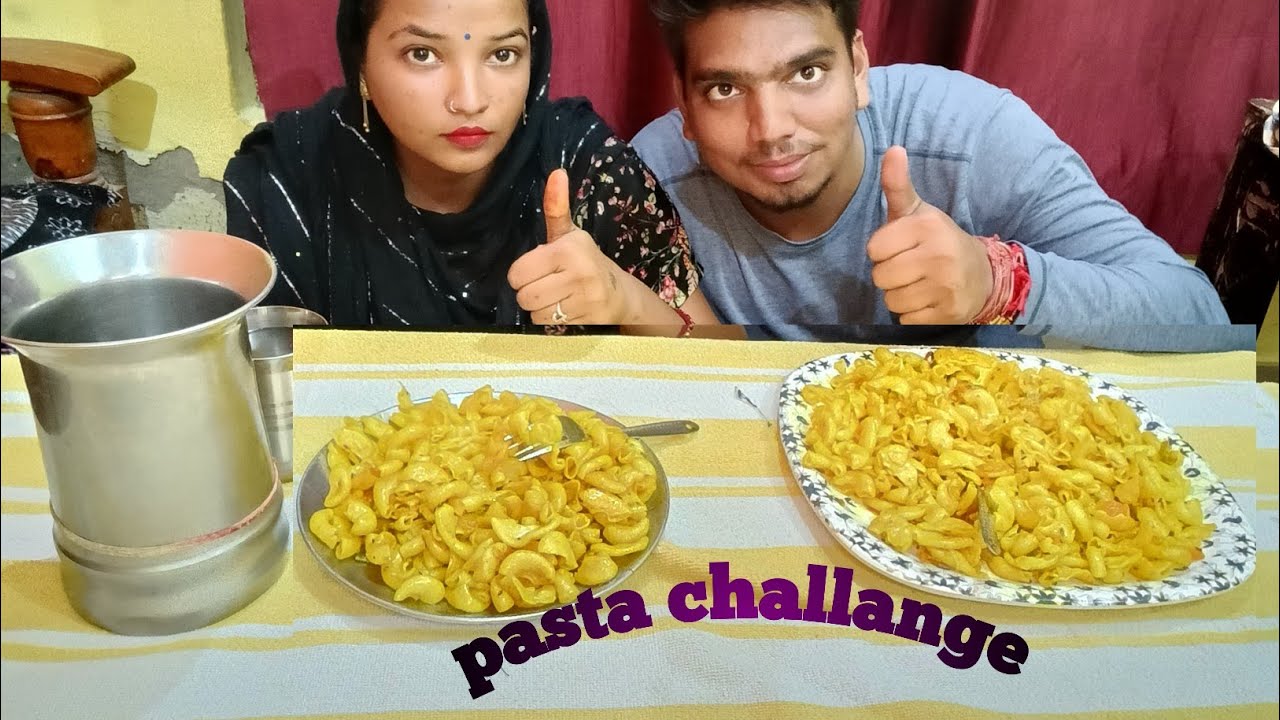 Spicy Pasta eating challenge|| Eating pasta challange || - YouTube