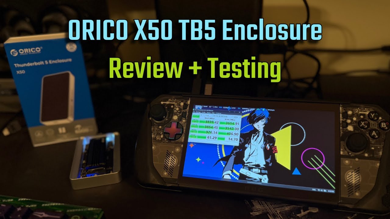 ORICO X50 Thunderbolt 5 Enclosure Review and eGPU Experiment - YouTube
