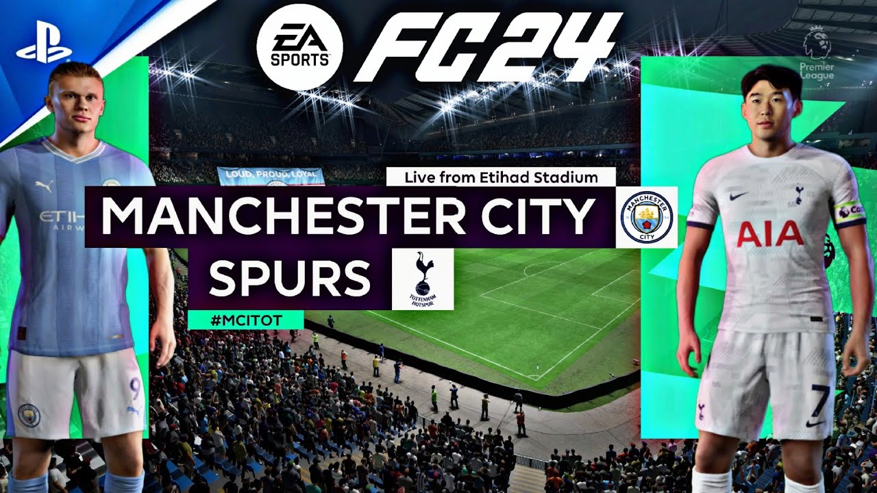 EA FC24 - Manchester City vs Tottenham | PS5™ [4K 60] Gameplay ...