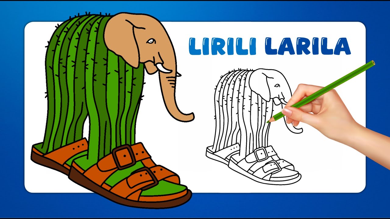 How to Draw Lirili Larila - Easy Drawing Step by Step - YouTube