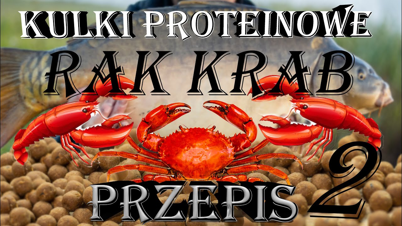Kulki proteinowe Rak Krab 2 na karpie - YouTube