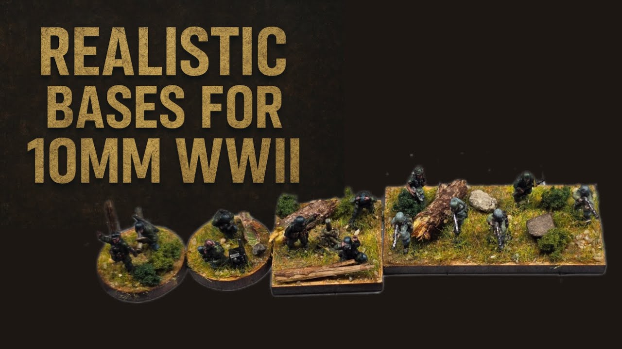 HOBBY UPDATE | Painting and Basing 10mm WW2 miniature # ...