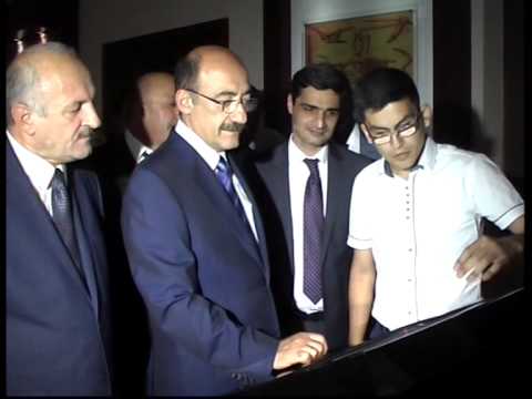 Nazir Əbülfəs Qarayev Mingəçevir şəhər Tarix Muzeyinin  binasının açılış mərasimində iştirak edib