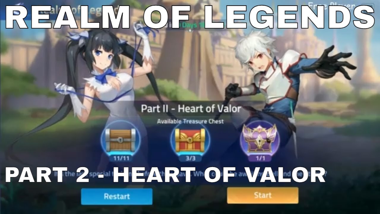 REALM OF LEGENDS | PART 2 - HEART OF VALOR Mobile Legends: Adventure ...
