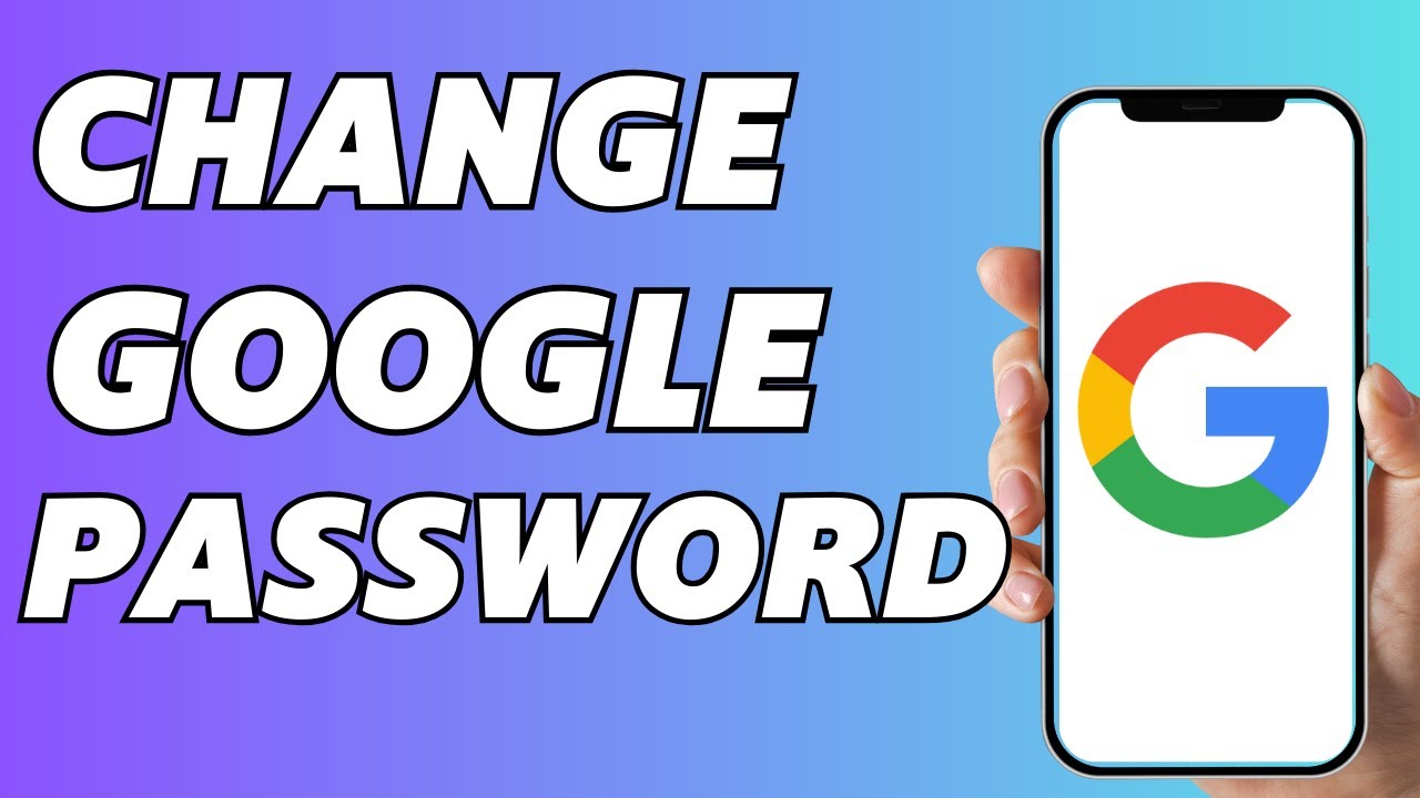 How to Change Google Account Password (2024 UPDATED) - YouTube