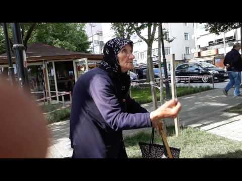 Silivrili Şeker Nine 115 yaşında Atatürke okuduğu marşı ve gösterisi