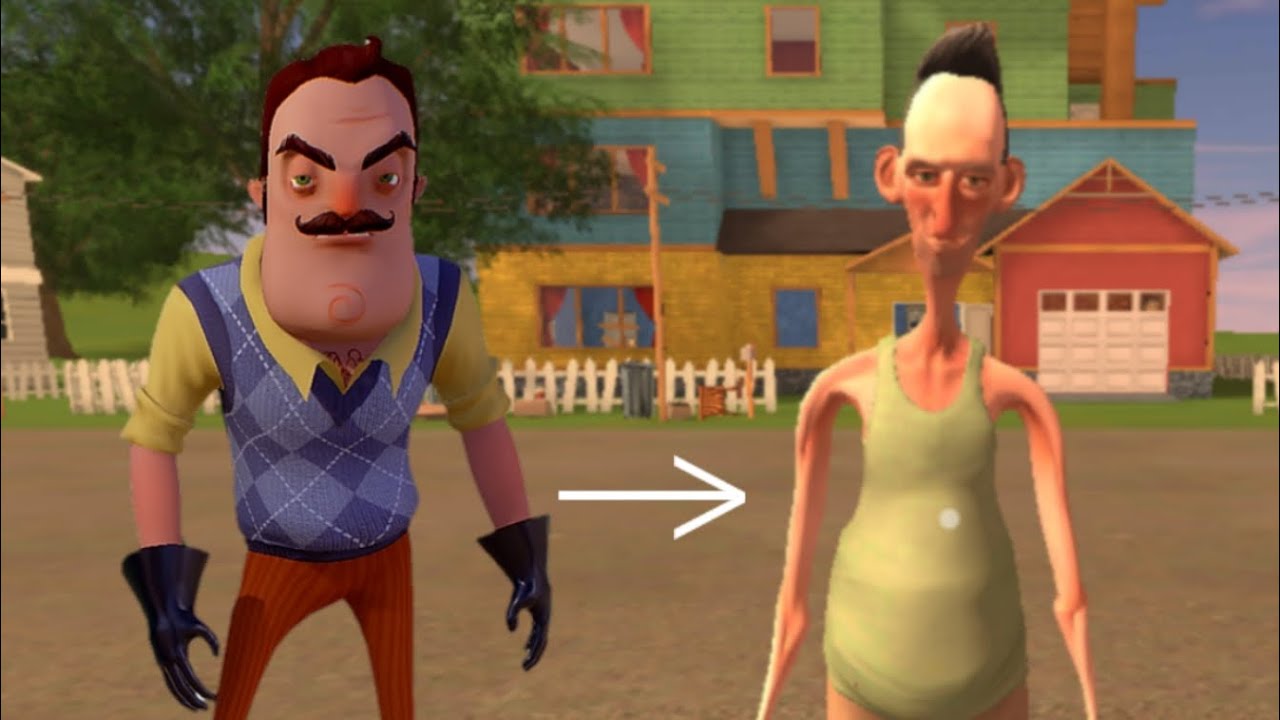 The alternate version of Hello Neighbor | Angry Neighbor (Hello ...