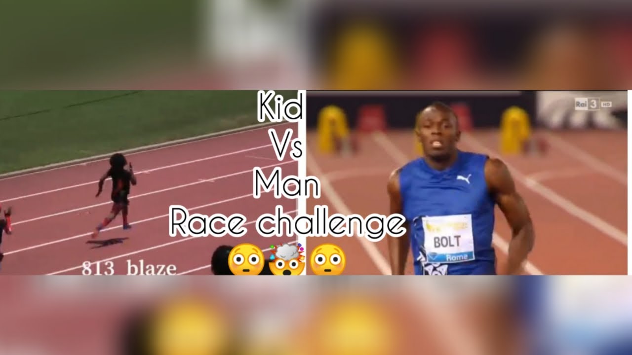 The Fastest Kid "813_Blaze" Vs the Fastest Man "Usain_Bolt" Race ...