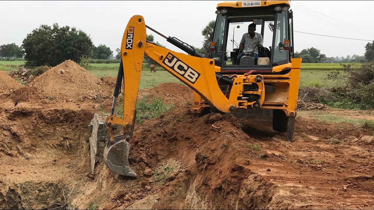 JCB 3DX Super Skilled Backhoe Driver and Earth Movers, - YouTube