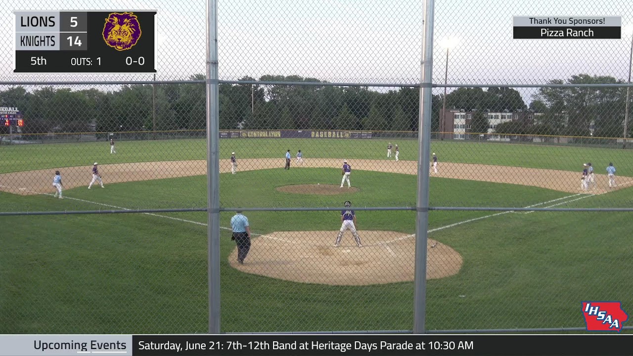 JV & Varsity Baseball: Unity Christian at Central Lyon - YouTube