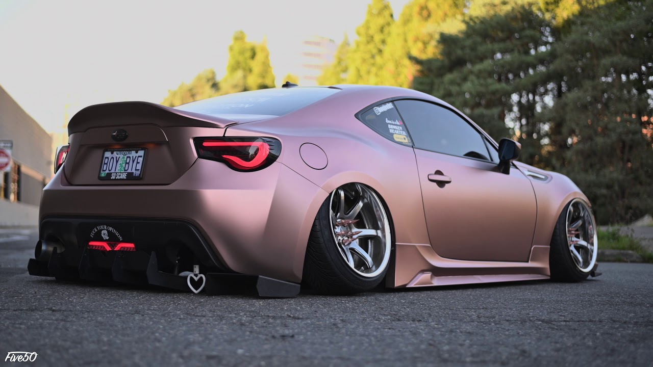 Stanced Subaru Brz