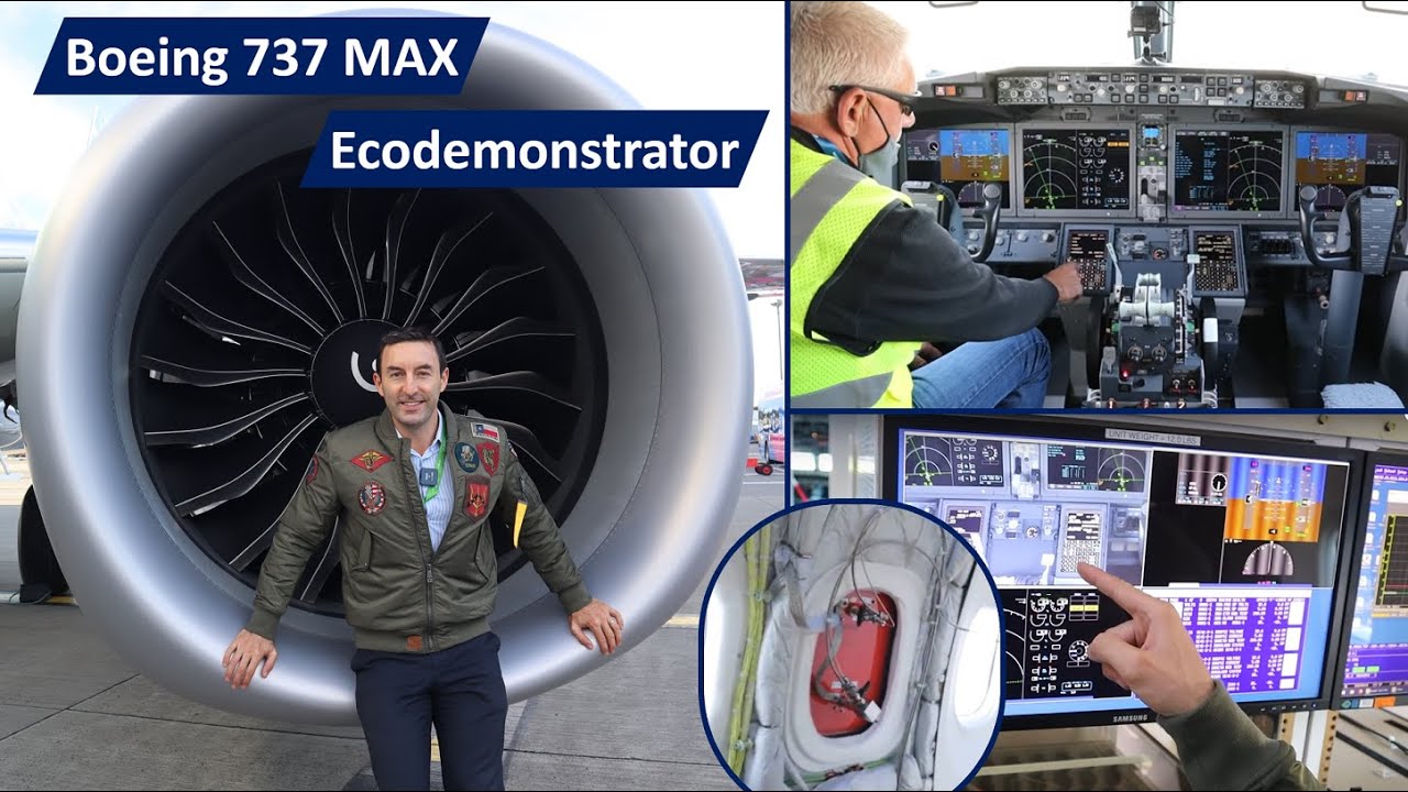 Bienvenue à bord du BOEING 737 MAX expérimental : l'ecoDemonstrator ! - YouTube