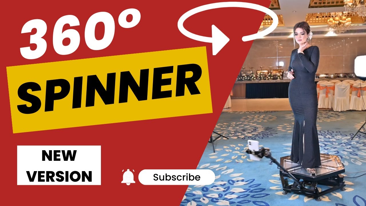 360° Spinner NEW VERSION | 360° Video Selfie Booth for Mobile & DSLR ...