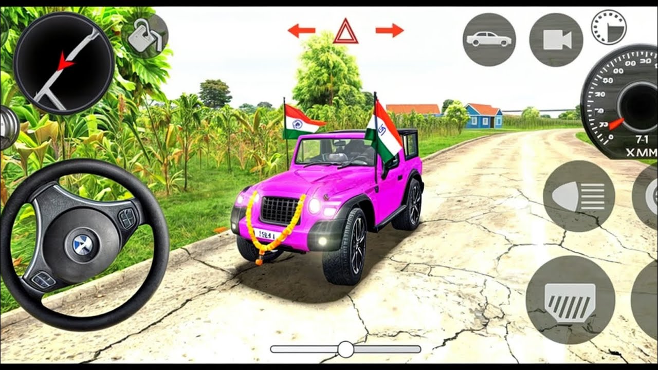 MAHINDRA THAR GAME || MAHINDRA THAR GAME 4×4 CAR || INDIAN SIMULATOR ...