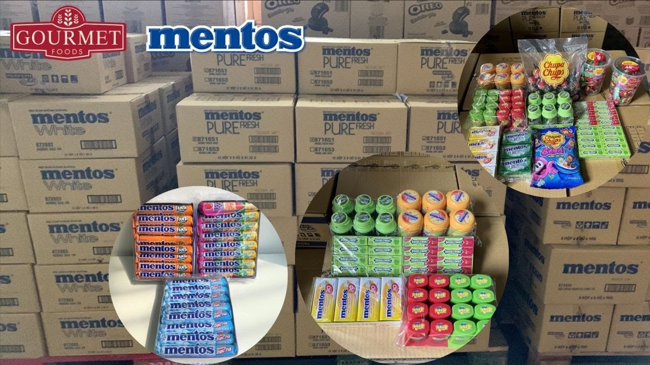Gourmet Foods - Wholesale Mentos assortment - Mixed Items - YouTube