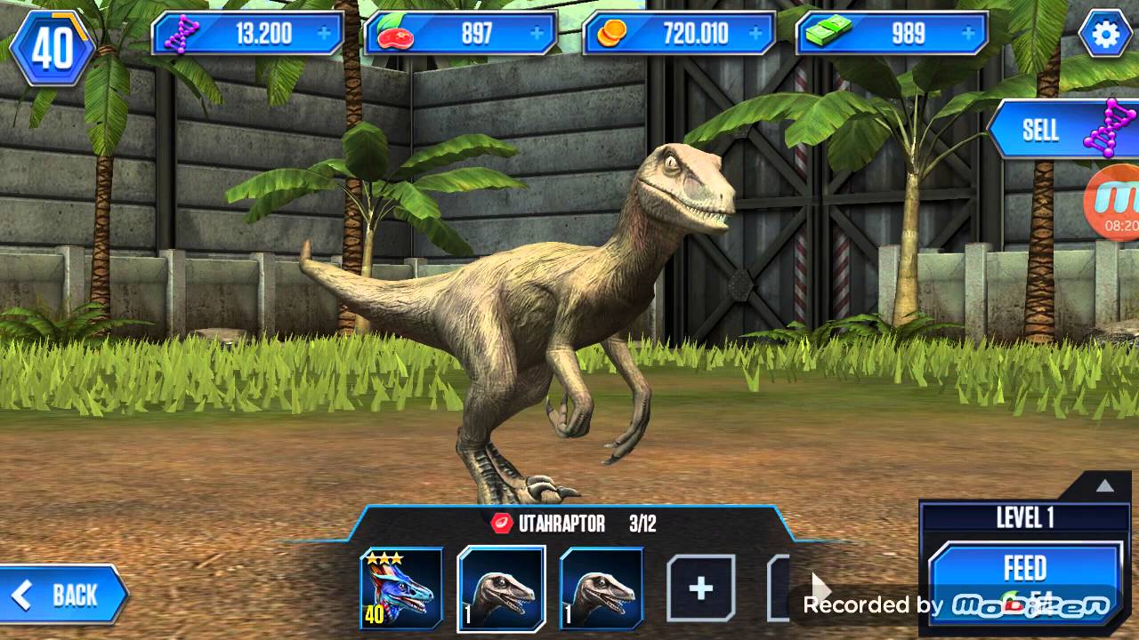 Jurassic world the game epic battles and level 40 - YouTube