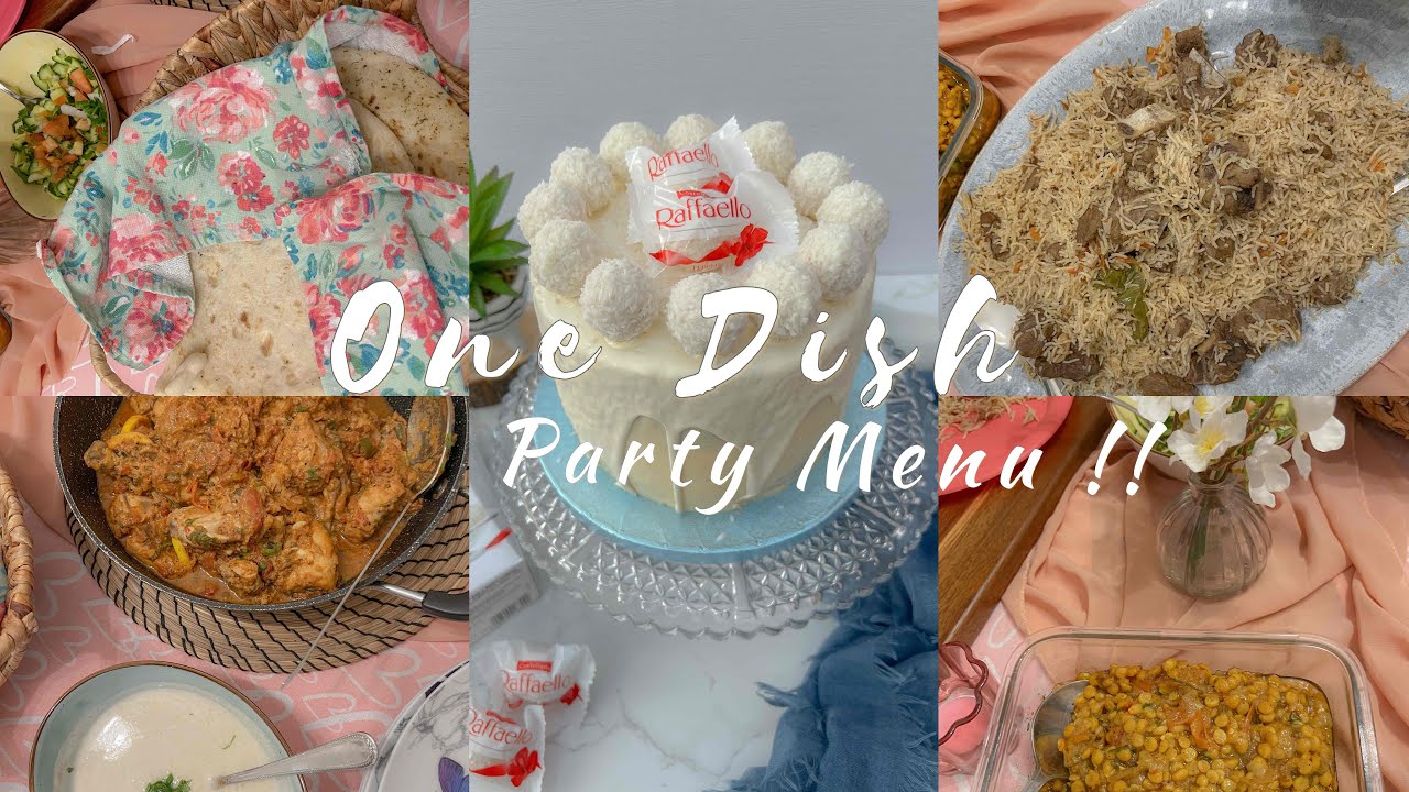 One Dish Party 🎉📃| lamb pilau 🍚| chicken karahi |Chicken corn soup 🥣 ...