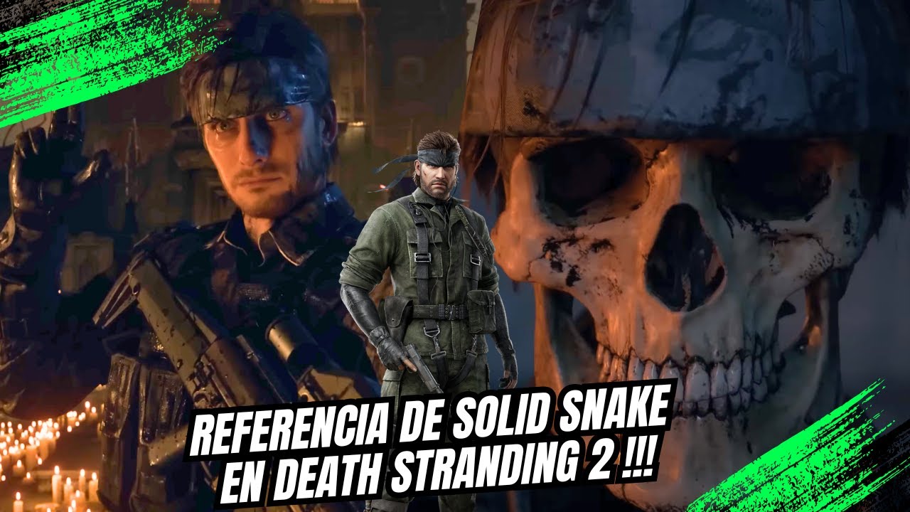 Referencia de Solid Snake en DEATH STRANDING 2 - YouTube