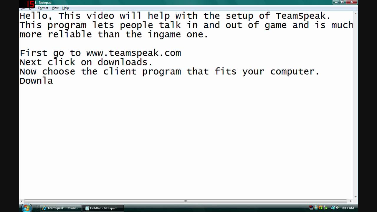 TeamSpeak Setup - YouTube