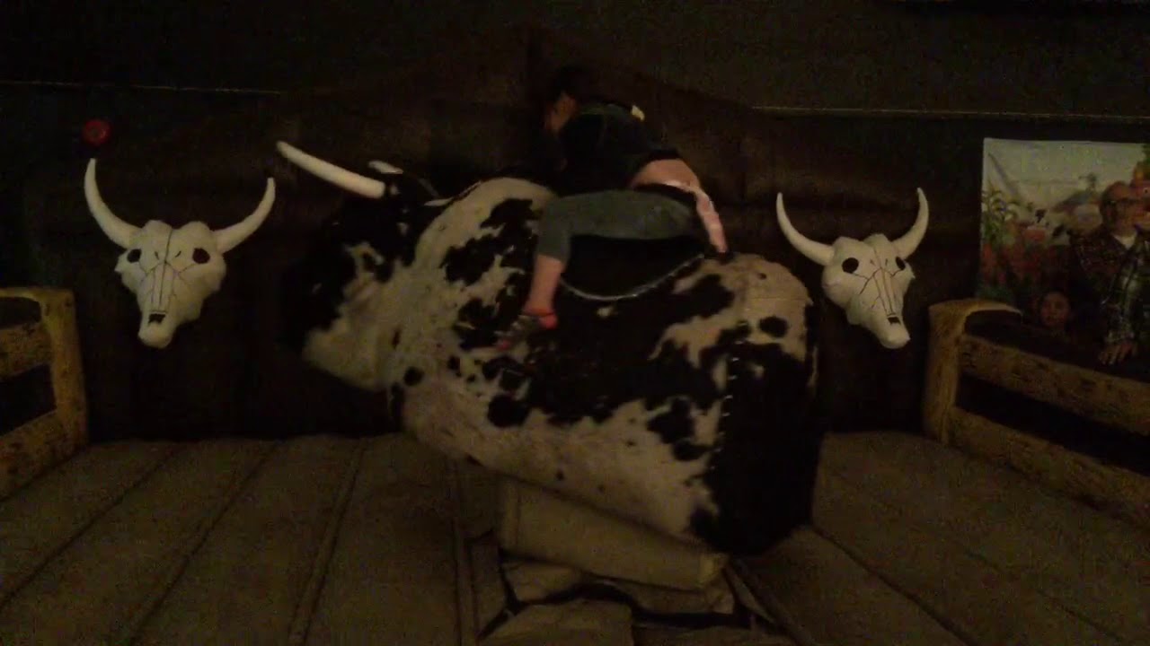 Mechanical Bull Riding - YouTube