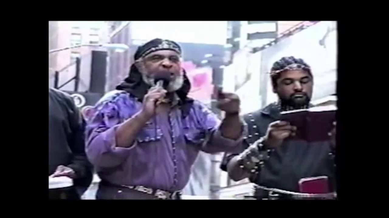 High Priest Ahrayah Daniel 7 Breakdown, Times Square, Early 90's - YouTube