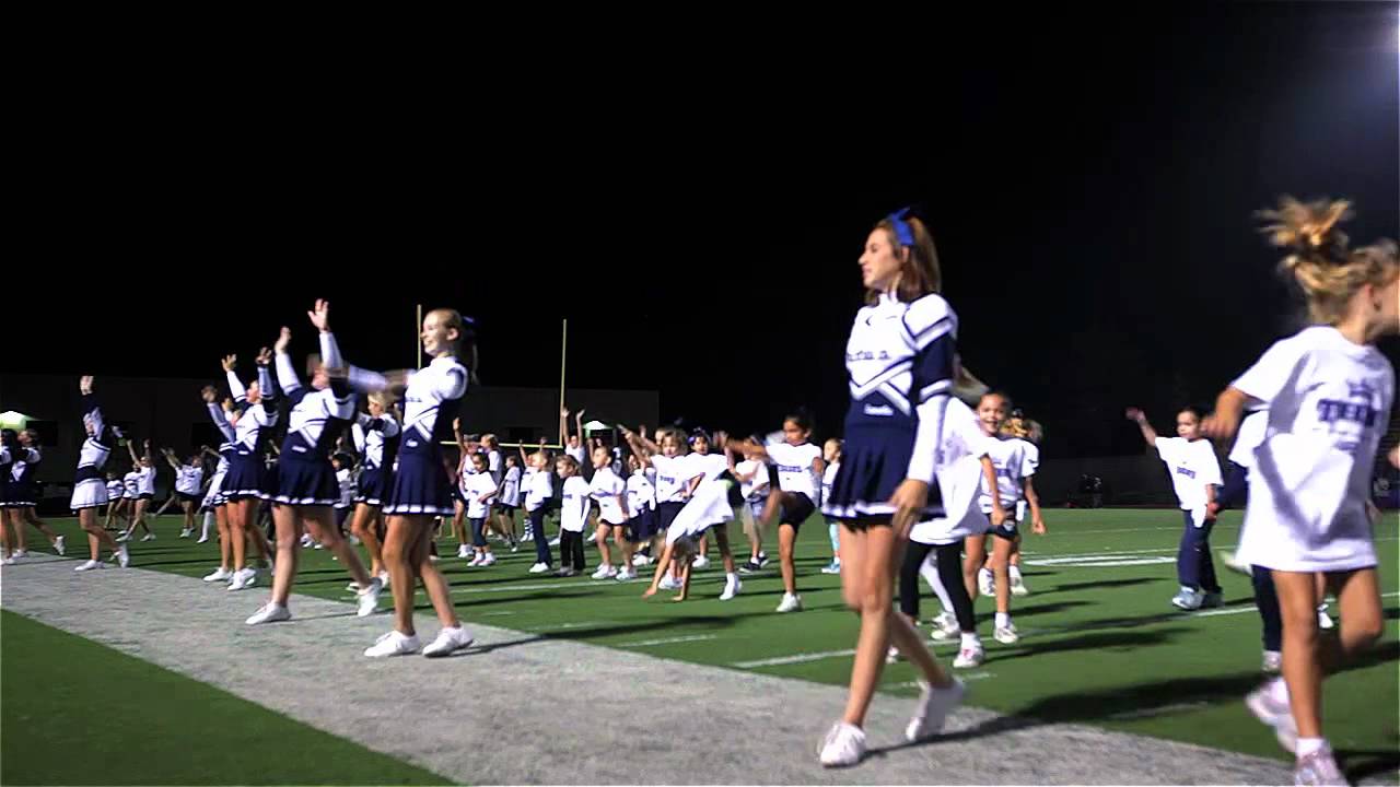 THHS junior cheer camp - YouTube