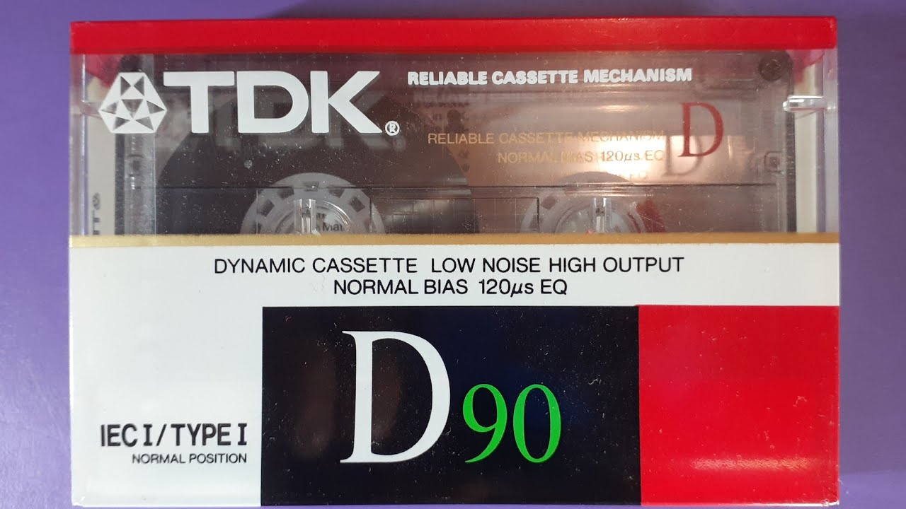 TDK D CASSETTE FROM 1988 UNWRAPPING - YouTube