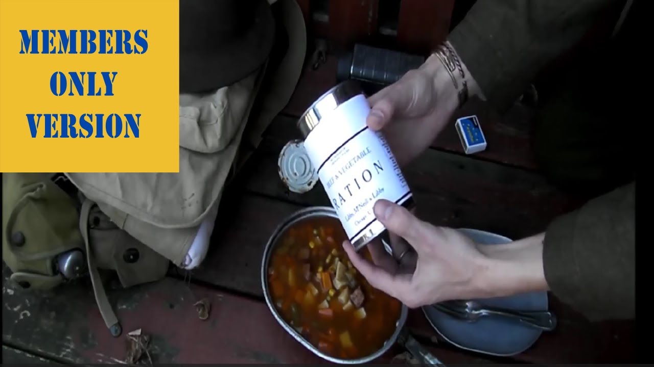 MRE Review: WWI US Doughboy Reserve Ration (Membership Version) - YouTube