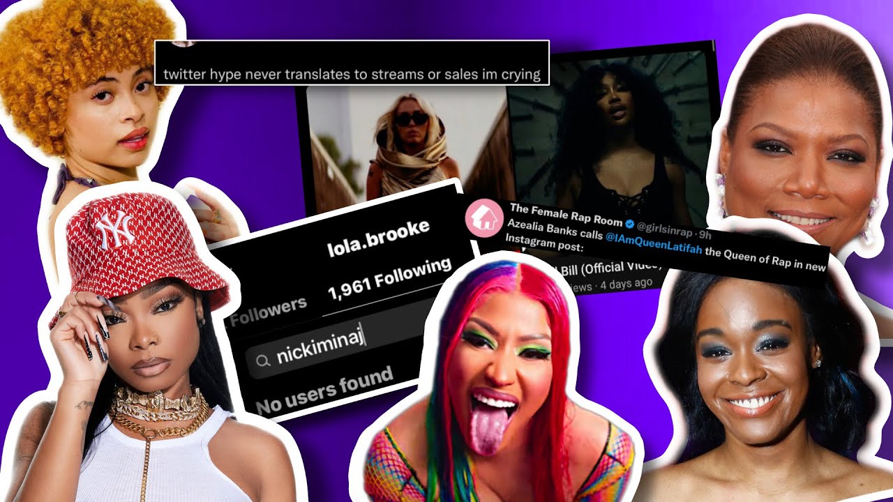 Ice Spice is OVERRATED?Lola BROKE unfollows Nicki! Racists COMPARE SZA ...