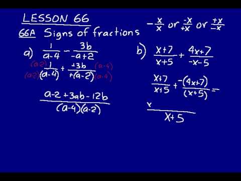 DIVE Saxon Math Algebra 2 Lesson 66 - YouTube