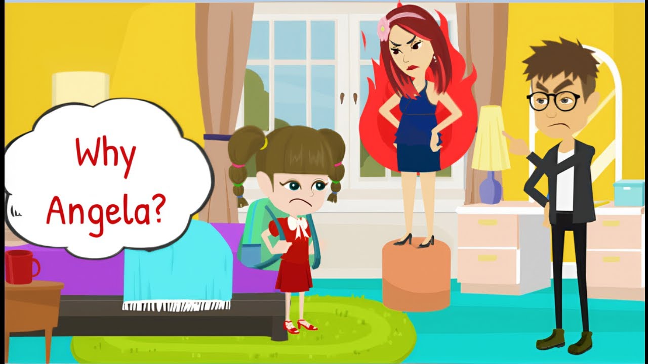 Angela sleep in class Ep2_ English Story/ Animation English/ Angela ...