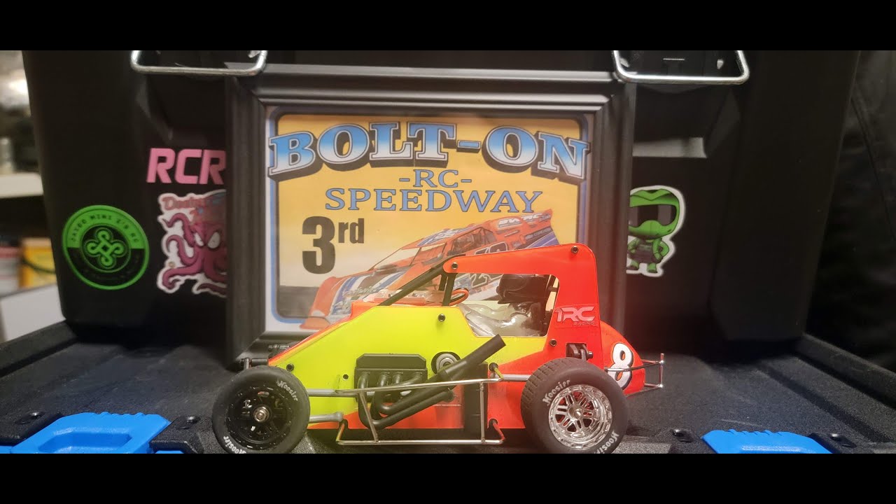 1RC Midget racing at Bolt-on Speedway inside K1 Speed Indoor Kart - YouTube