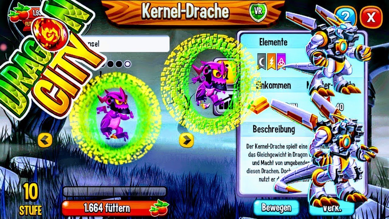 ||Dragon City||KERNEL-DRACHE & Zahnrad-Drache(Allianzen + Ur-Drachen ...