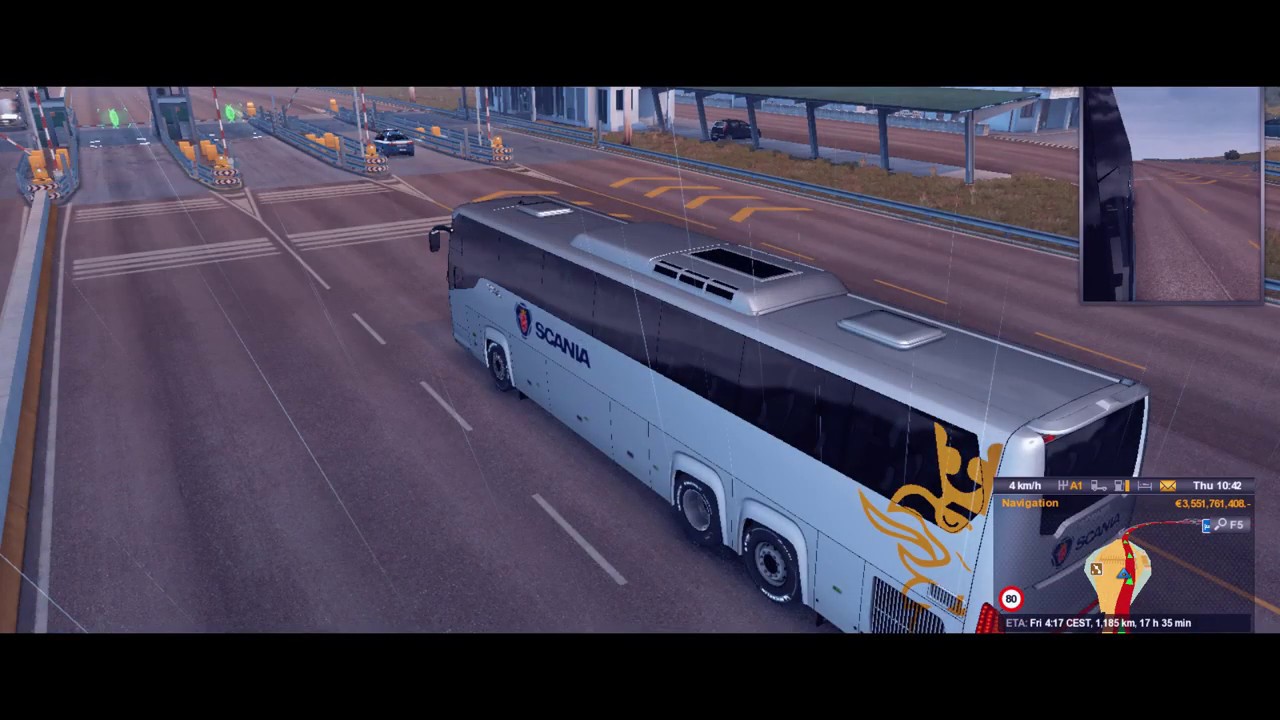 SCANIA Coach Bus Driver in Myanmar (game) - YouTube