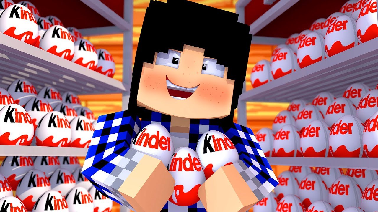 J'OUVRE DES KINDER SURPRISE DANS MINECRAFT ! - YouTube