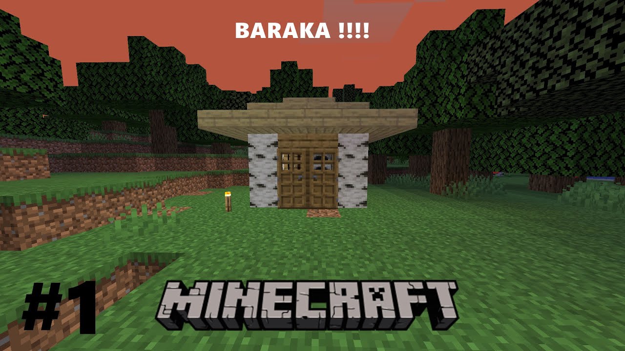 MUHTEŞEM BARAKA MİNECRAFT SURVİVAL BÖLÜM - 1 - YouTube