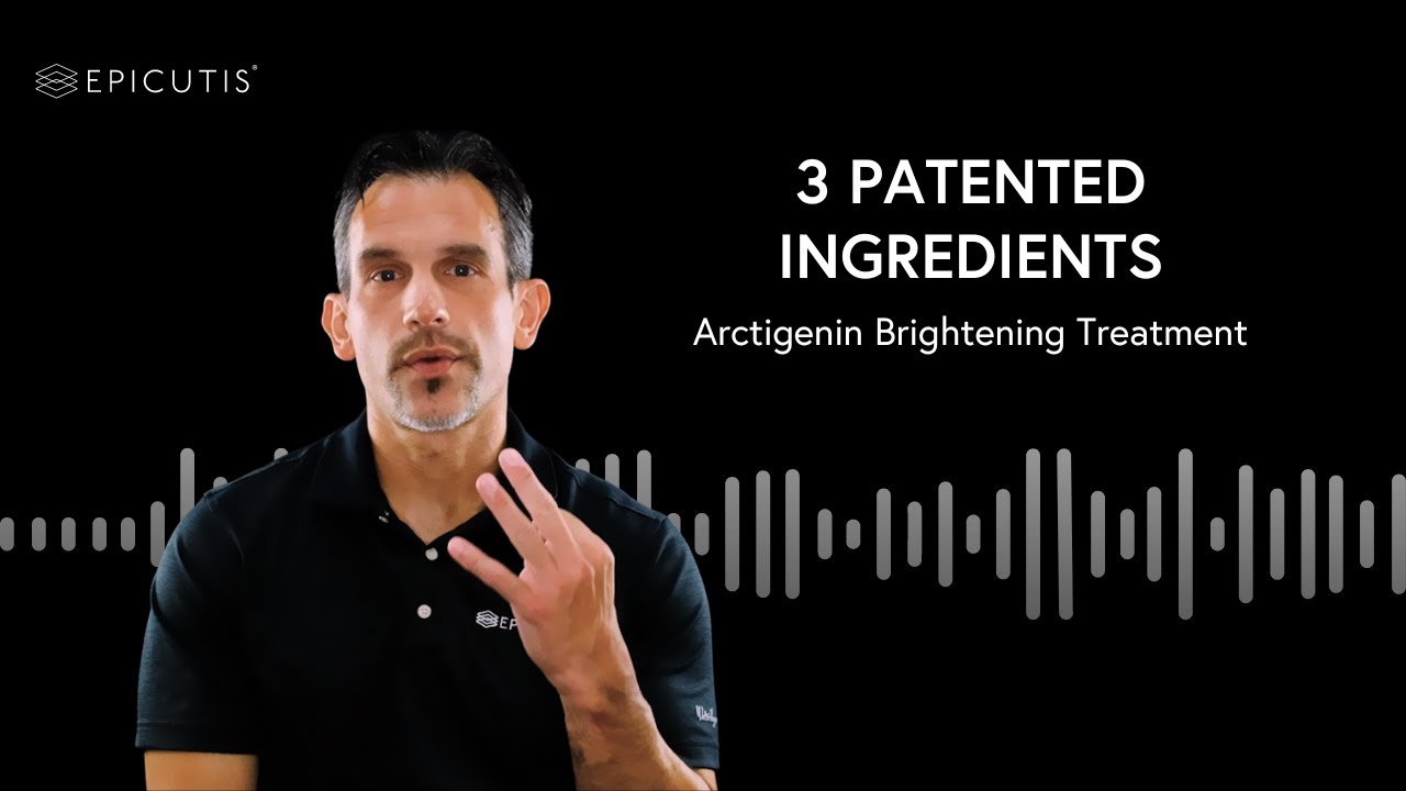 3 Patented ingredients - Arctigenin Brightening Treatment - YouTube