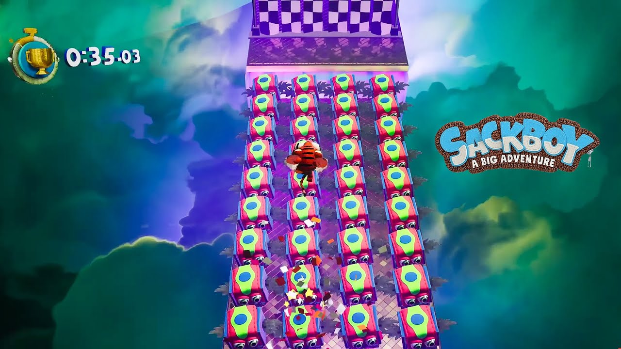 Sackboy A Big Adventure Trial 2 Jumping The Queue Minigame | PS5 ...