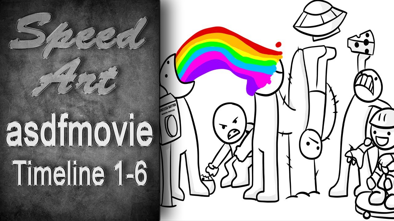 Speed Drawing | Asdfmovie - FanArt - YouTube