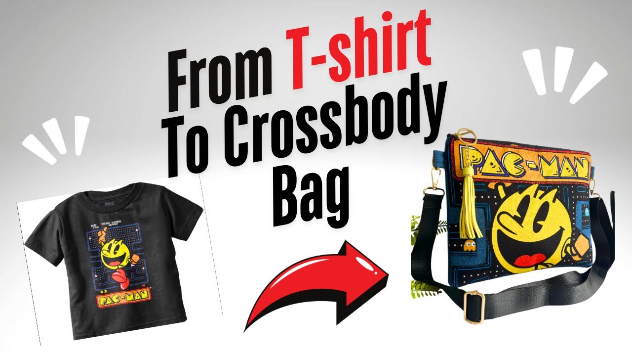 Upcycled Pac-Man Bag | Unique Retro-Inspired Fashion Creation - YouTube