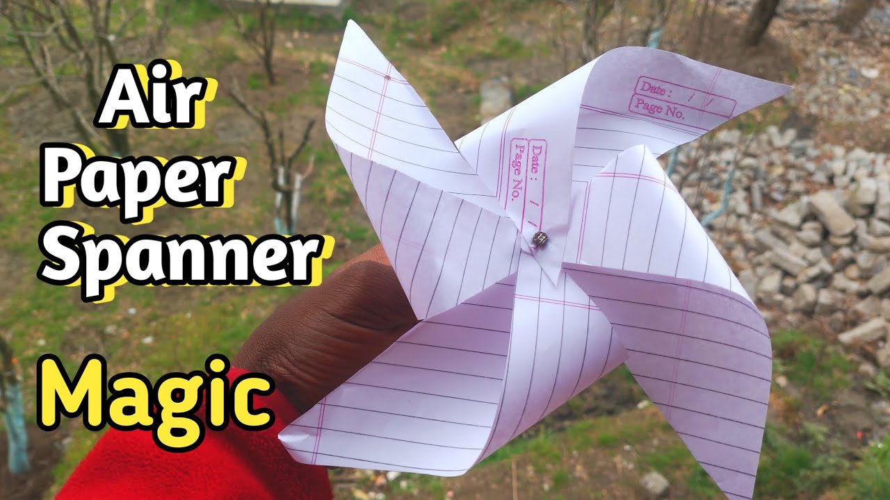 How two make Air Paper Spinner Amaging Spinner video - YouTube
